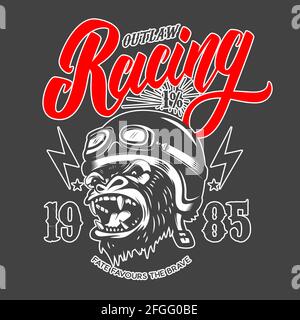 Angry engine piston racing logo mascot silhouette vector illustrations ...