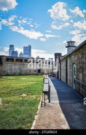 The Exterior of Eastern State Penitentiary, Prison in Philadelphia ...