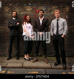 'Devotchka' .... Nick Urata (Vocals, ect. no tie), Shawn King (drums ...