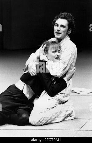Rebecca Saire (Ophelia), Mark Rylance (Hamlet) in HAMLET by Shakespeare ...