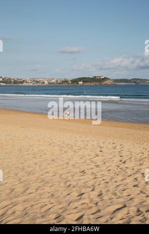 View of Somo Beach, Santander; Cantabria; Spain Stock Photo - Alamy