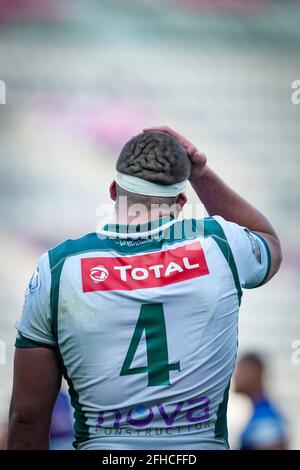 Baptiste PESENTI of Stade Francais during the Top 14 , Playoffs match ...