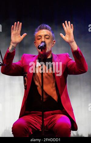 The singer Jose Molinero, known as J. Molly from the heavy metal band ...