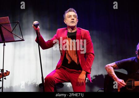 The singer Jose Molinero, known as J. Molly from the heavy metal band ...