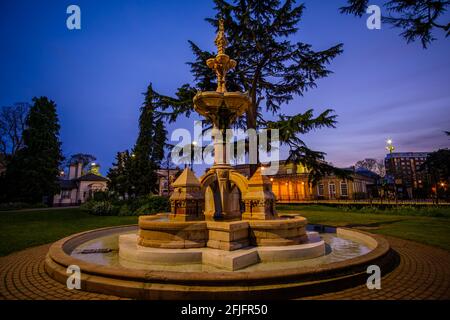 Hitchman Fountain Jephson Gardens Leamington Spa Warwickshire England ...