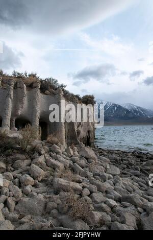 The Bishop Tuffs are also known as the Crowley Lake Columns in Mono ...