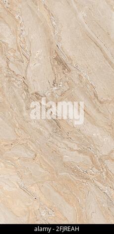 A slab of natural stone beige marble with a beautiful pattern, called ...