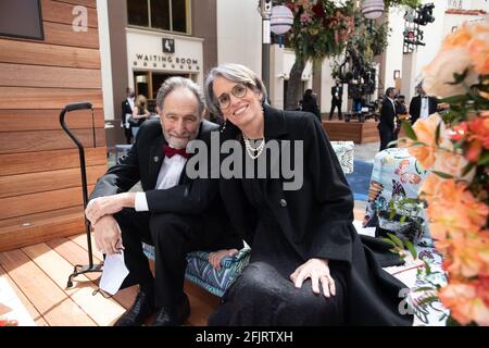 Oscar® nominee Eric Roth and Debra Greenfield on the red carpet of The ...
