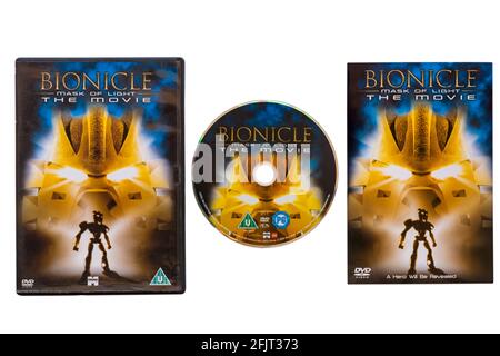 Bionicle mask of light the Movie isolated on white background Stock ...