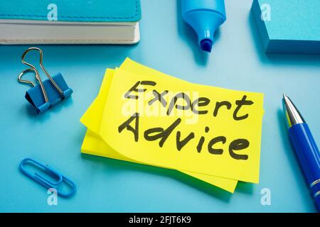 Law concept: Expert Advice on chalkboard background Stock Photo - Alamy