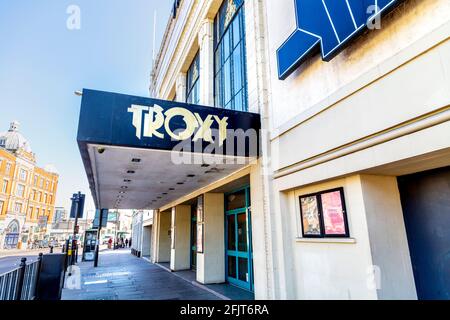 The TROXY - 1930s art deco venue, former cinema, Troxy, Commercial Road ...