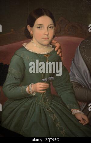 Joao de Almeida Santos (? -1875). Pintor portugués. Maria Clotilde ...