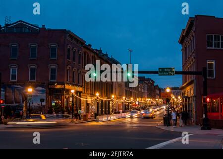 NORWALK, CT, USA - APRIL 24, 2021: SONO - South Norwalk sign under ...