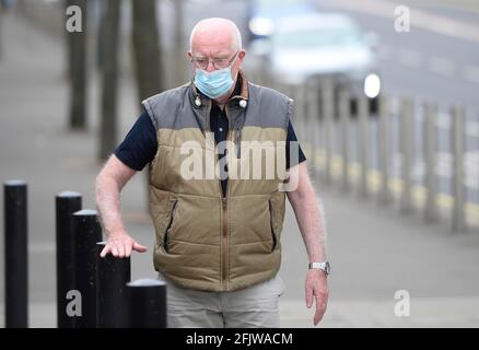 Witness Sean Bannon leaves Belfast Crown Court after giving evidence in ...