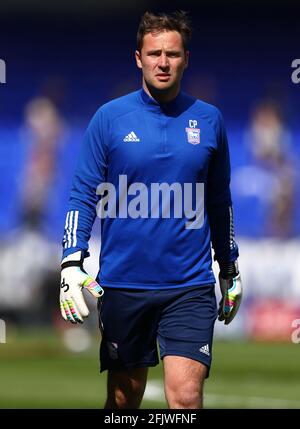 Ipswich Town goal-keeping coach, Jimmy Walker - Ipswich Town v AFC ...