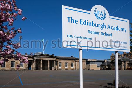 The Edinburgh Academy Senior School, Edinburgh Scotland Stock Photo - Alamy