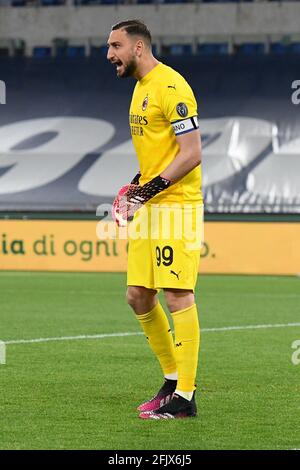 Gianluigi Donnarumma of AC Milan Roma 27-10-2019 Stadio Olimpico ...