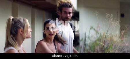 THE RESORT, from left: Brock O'Hurn, Michelle Randolph, Michael Vlamis ...