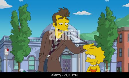 THE SIMPSONS, from left: Quilloughby (voice: Benedict Cumberbatch ...