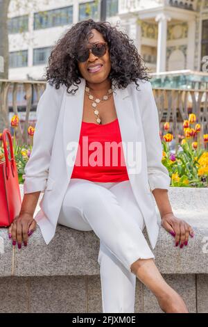 Radio presenter Angie Greaves celebrates her birthday today while out ...