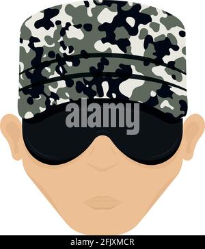 head of man soldier of war avatar character Stock Vector Image & Art ...