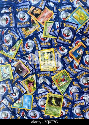 pokemon playing card Stock Photo - Alamy