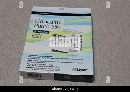 Lidocaine: Local anesthetic used for pain relief Stock Photo - Alamy