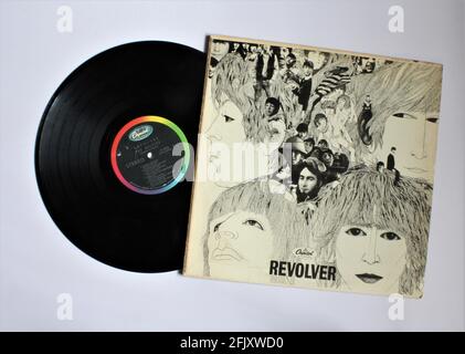 The Beatles - Revolver - Vintage L.P Music Vinyl Record Stock Photo - Alamy