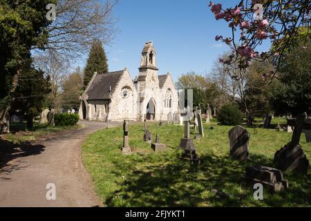 The ragstone chapels at Putney Lower Common Cemetery, Lower Common ...