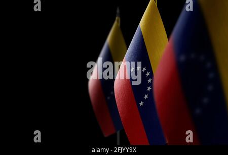 Small national flags of the Venezuela on a white background Stock Photo ...