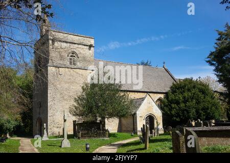 St. Giles Church, Bletchingdon, Oxfordshire, England, UK Stock Photo ...