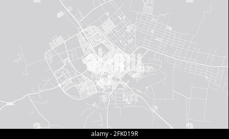 Urban vector city map of Tabuk, Saudi Arabia, Middle East Stock Vector ...