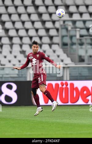 Armando Izzo of Torino FC in action during the Serie A 2020/21 match ...