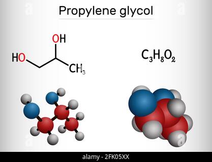 The illustration of the propane structural formula Stock Vector Image ...