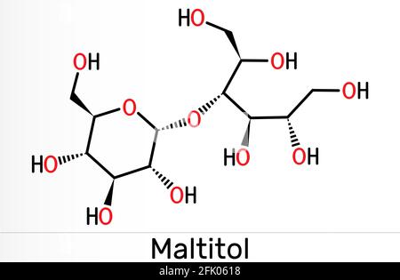 Maltose Molecule Structure Sketch Coloring Page