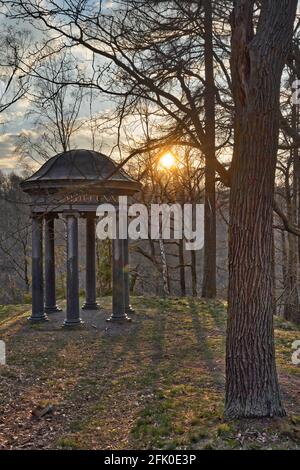wandern im Harz Luisentempel Selketal Alexisbad Stock Photo - Alamy