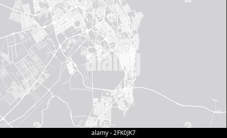 Urban vector city map of Khobar, Saudi Arabia, Middle East Stock Vector ...