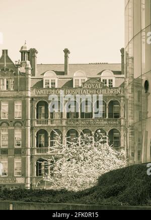 The facade of the Old Royal London Hospital, London, UK Stock Photo - Alamy