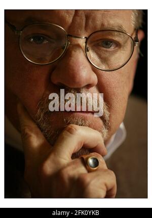 Paul Schrader, writer in LondonPic David Sandison 24/3/2004 Stock Photo ...