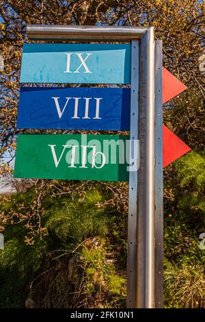 Street Sign the Direction Way to Normal versus Strange Stock Photo - Alamy