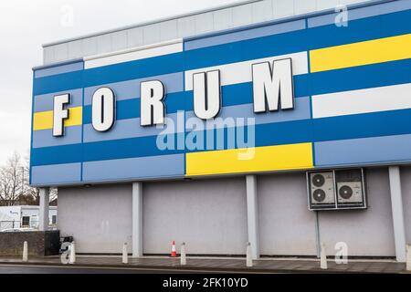 Billingham Forum leisure centre and theatre,England,UK Stock Photo - Alamy