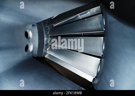 Fan engine and turbine blades of modern civil passenger airplane ...