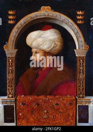 Mehmed II (1432 - 1481), known as Mehmed the Conqueror. Ottoman sultan ...