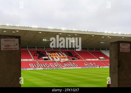 A general view of Stadium Of Light ahead of the Premier League match ...