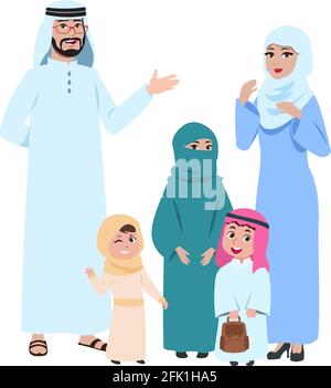 Saudi arab smiley vector set. Emotions or emoji of saudi arabian man ...