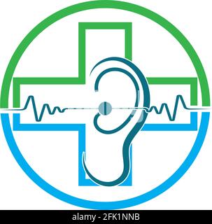 ear logo and symbols vector app icons Stock Vector Image & Art - Alamy