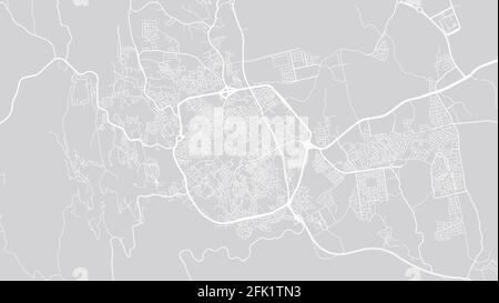 Urban vector city map of Abha, Saudi Arabia, Middle East Stock Vector ...