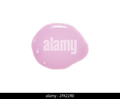 Translucent drop of liquid pink Hydration cream with hyaluron for ...