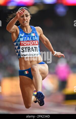 Laura Strati Long Jump World Athletics Championships 2017 London Stam ...