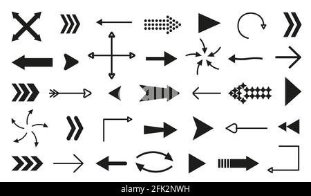 Repetition arrow. Simple flat black symbol with shadow on white ...